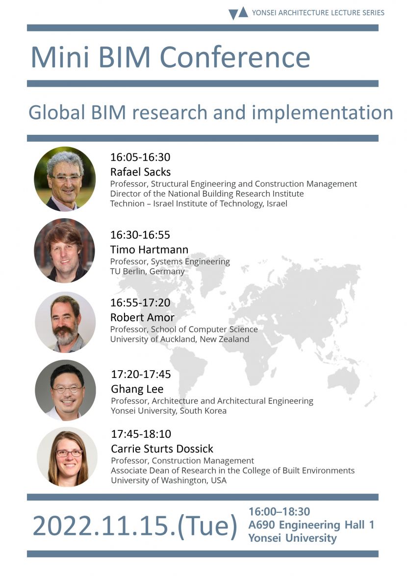 Mini Bim Conference — Yonsei University Department Of Architecture And 