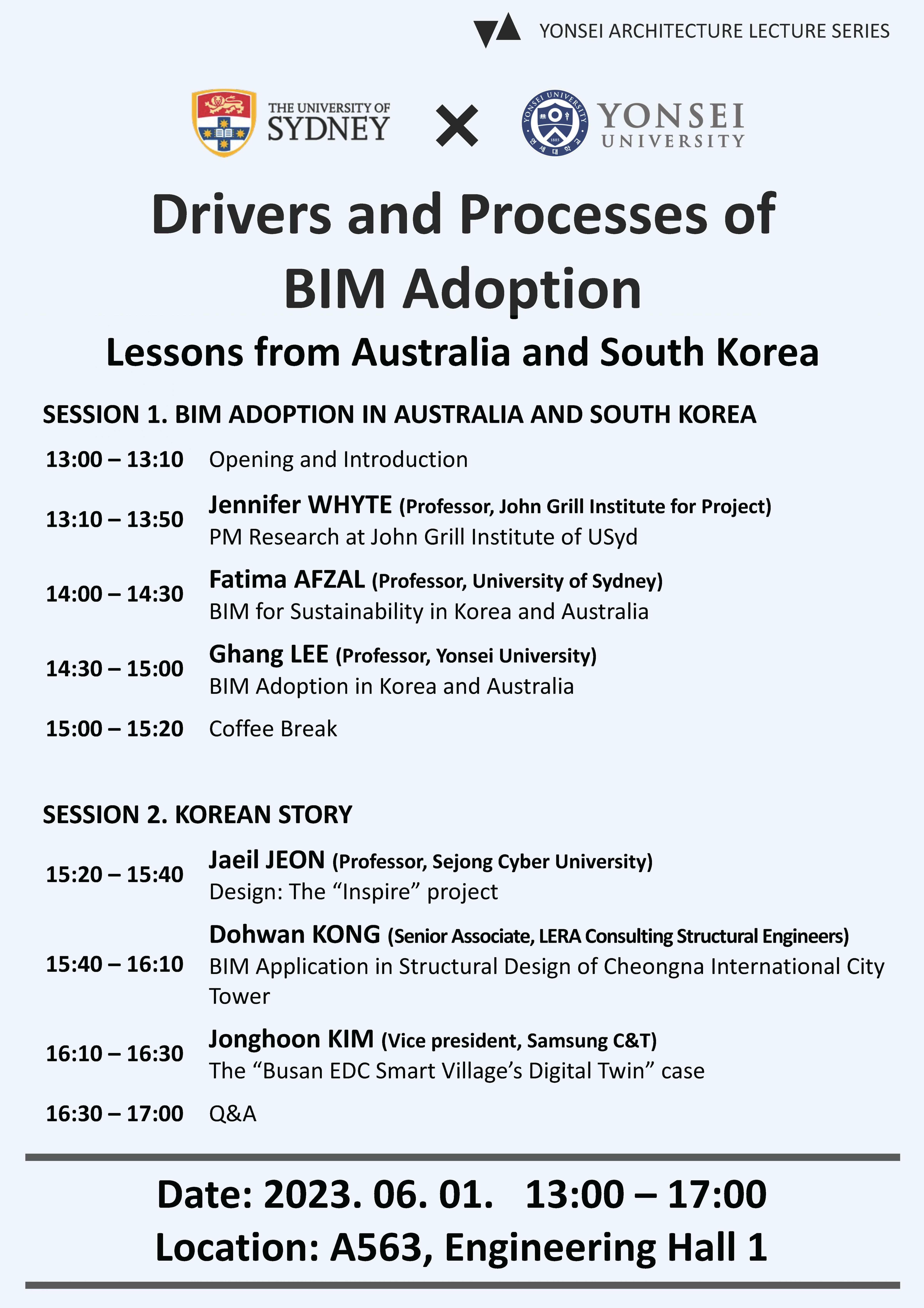 Drivers and Processes of BIM Adoption — Yonsei University Department of Architecture and ...